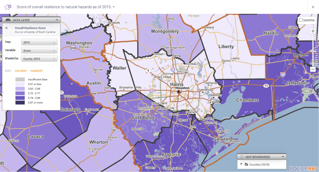 What Makes a Resilient City? | PolicyMap